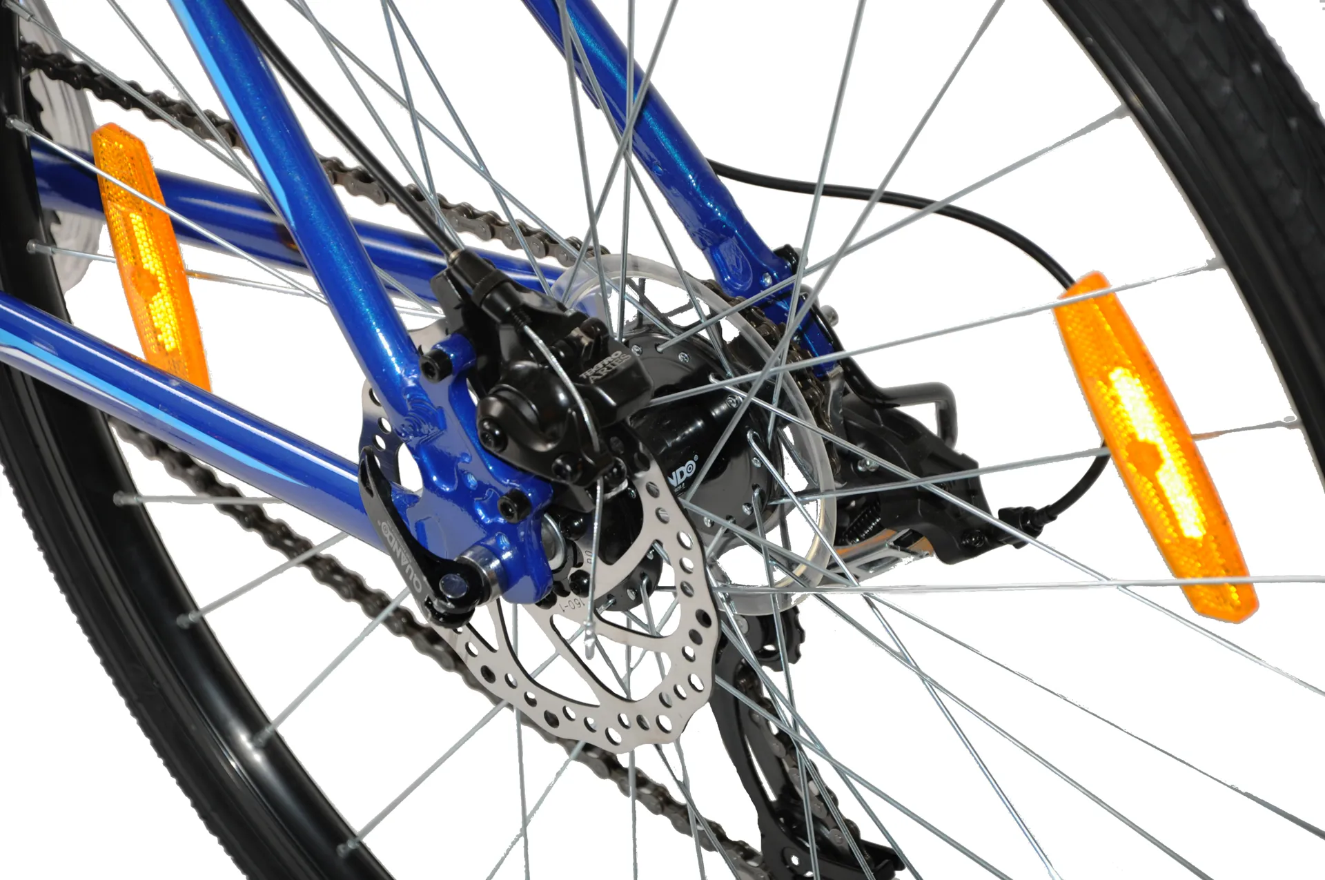 Ammaco Road Runner Pro D Plus 700c Sports Hybrid Blue